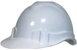 Head Protection Hard Hat - White - Vented