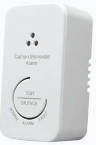 RED Wall mount Carbon Monoxide Alarm Mini