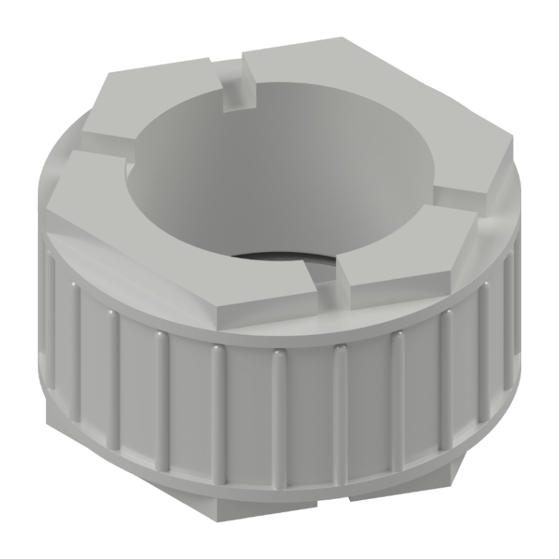 40mm Grey Male & Female Threaded PVC Bushing x 25 - BUSH-M40/TH