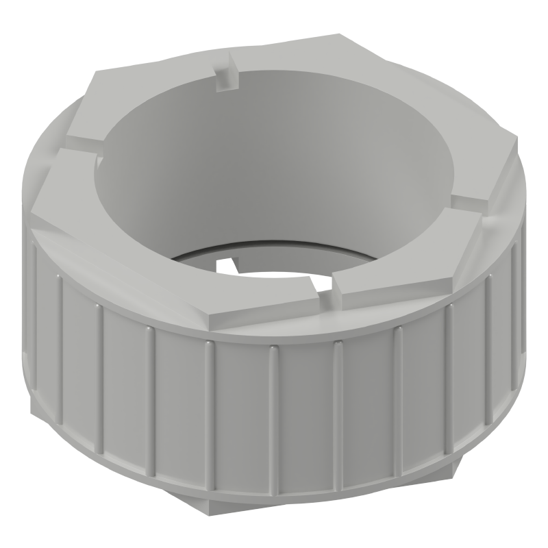 40mm Grey Male & Female Threaded PVC Bushing x 25 - BUSH-M40/TH