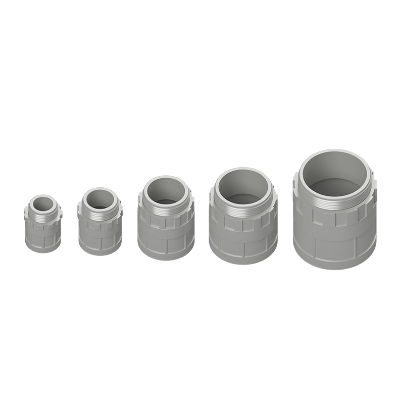 20-25mm PVC Junction Box Plain to Screw Adapter (50pcs)