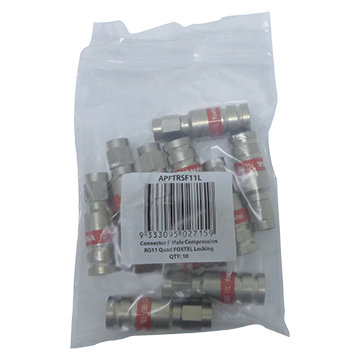 RG11 Compression Connector (10 Pack) - 26MM-DRS-11L