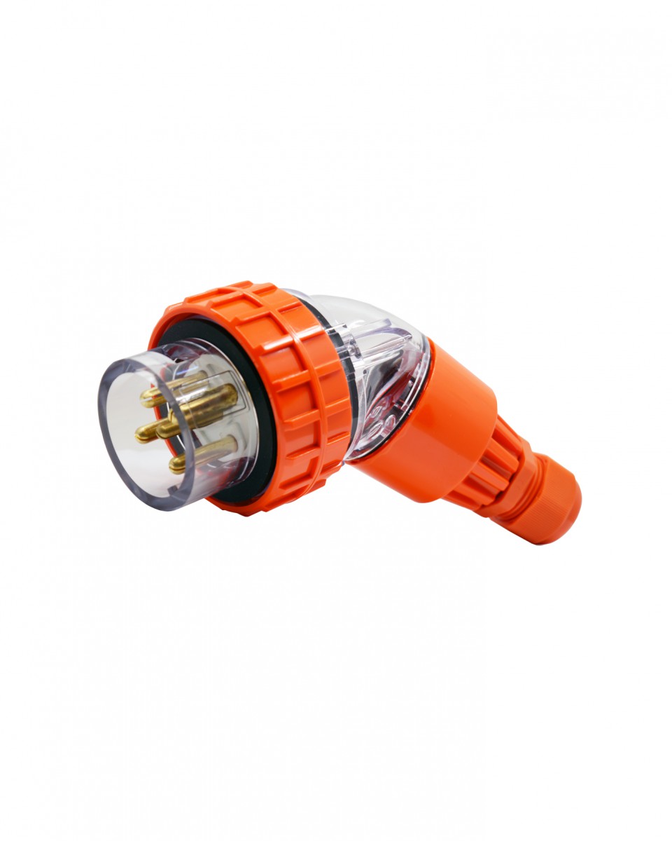 Buffalo - Plug Angled IP66 500V~ 10A 5 Pin x1 - BUPA510