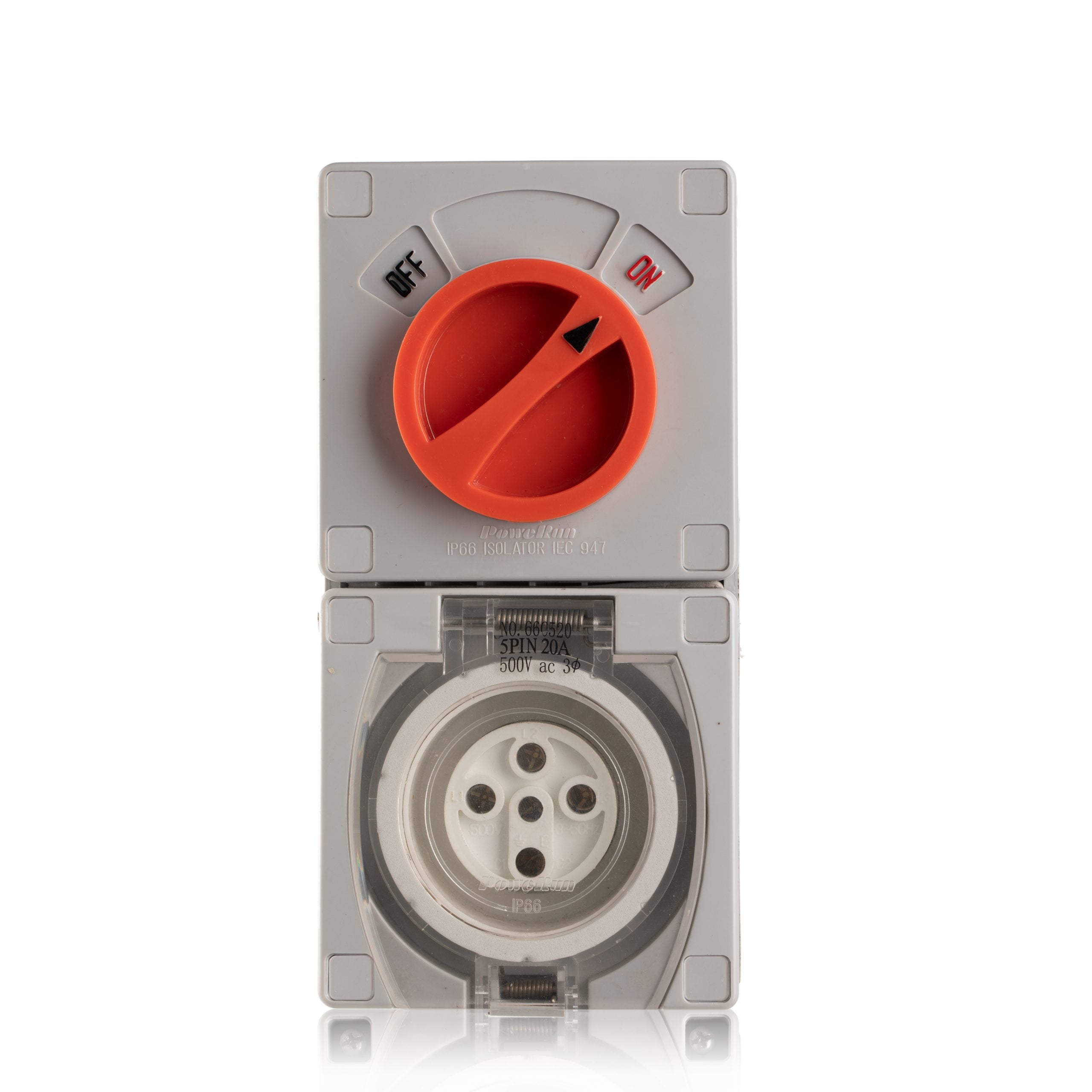 Isolator 5 Pin Combination 20A IP66 - 66C520