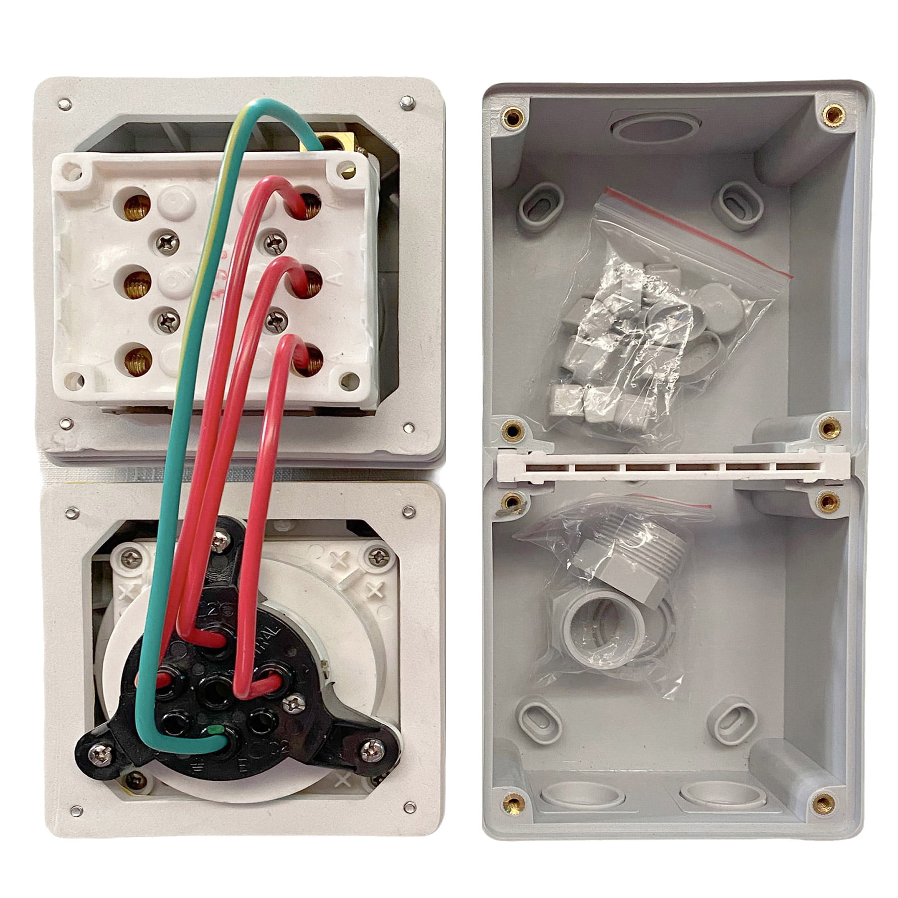 Isolator 4 Pin Combination 10A IP66 - 66C410