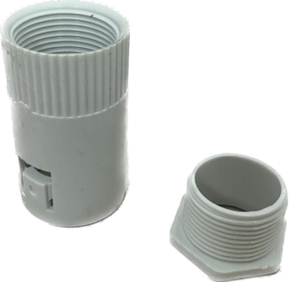 32mm PLASTIC BUSH+SCREW CONNECTOR - CORRO32SCREW