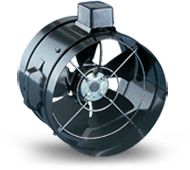 Minitube Axial Fan 200mm 4 Pole 1ph 50Hz - Steel - MTS204