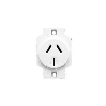 Standard Series, Automatic Single Switch Socket Outlet, 250VAC, 20A, 2 ...