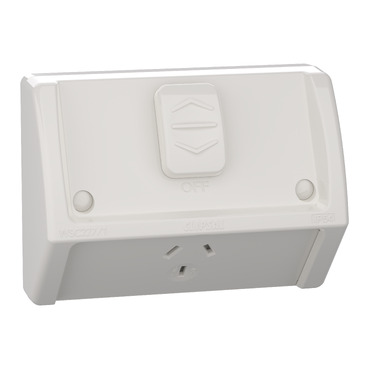 Weathershield Socket Flush, Single, 10A, 250VAC, IP54 | Resistant Grey ...