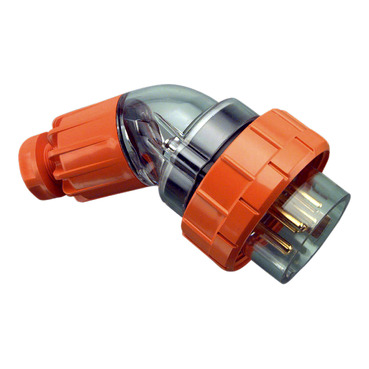 Clipsal - 56 Series, Angled Plug, IP66, 500V 10A - 5 Round Pins ...