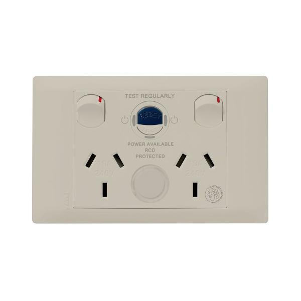 Excel Life - Medical - Common plate - Horizontal RCD protected double ...