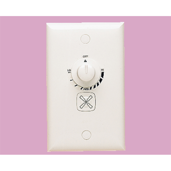 HPM 100VA 3 Speed Vertical Fan Controller White