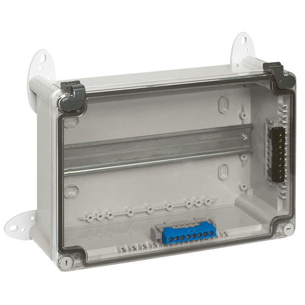 Enclosure - IP55 plastic box 310Hx240Wx124Dmm transparent cover no ...
