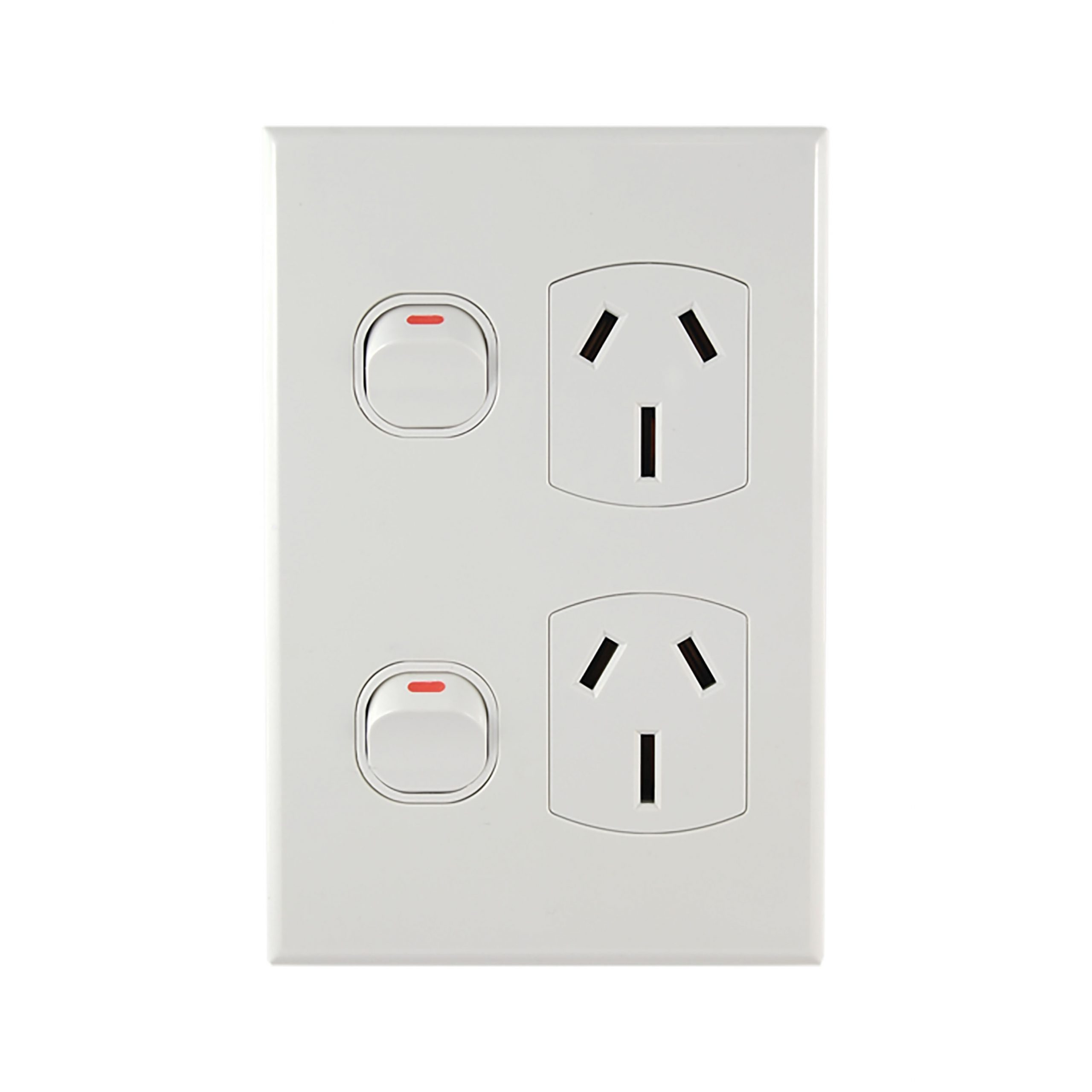Double Power Point 15A – VERTICAL - POD15V-L