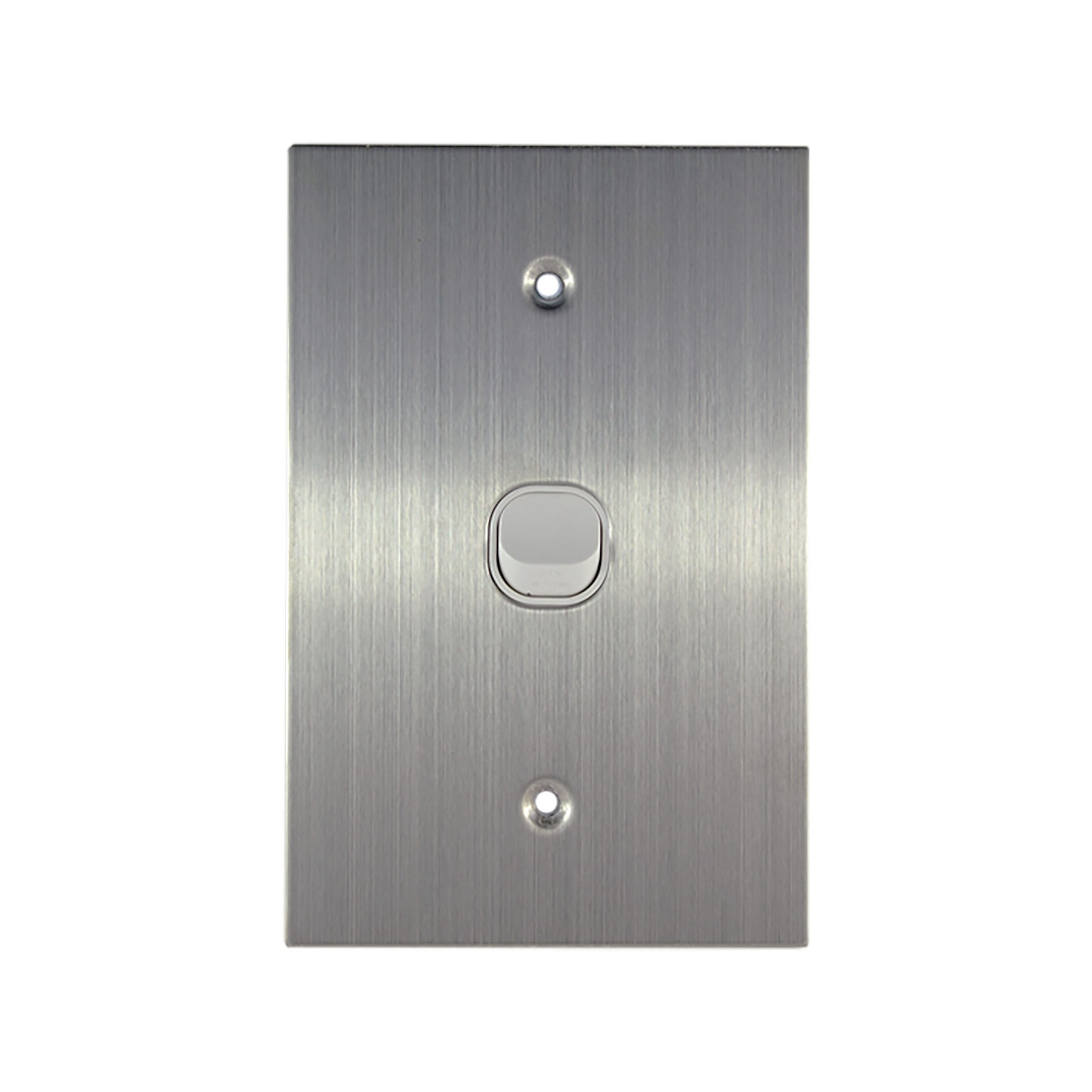 Stainless Steel Light Switch 1 Gang Vertical - SS-LS101V