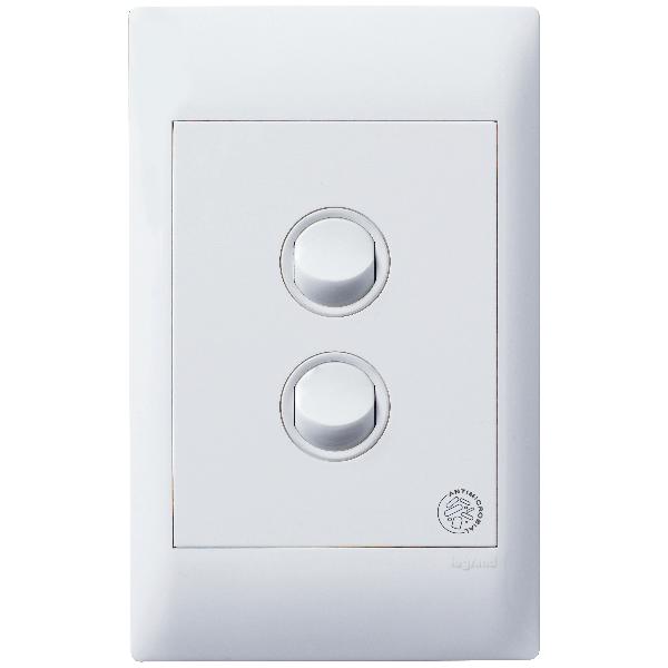 Excel Life - Medical - Common plate - Vertical rocker switch - Single ...