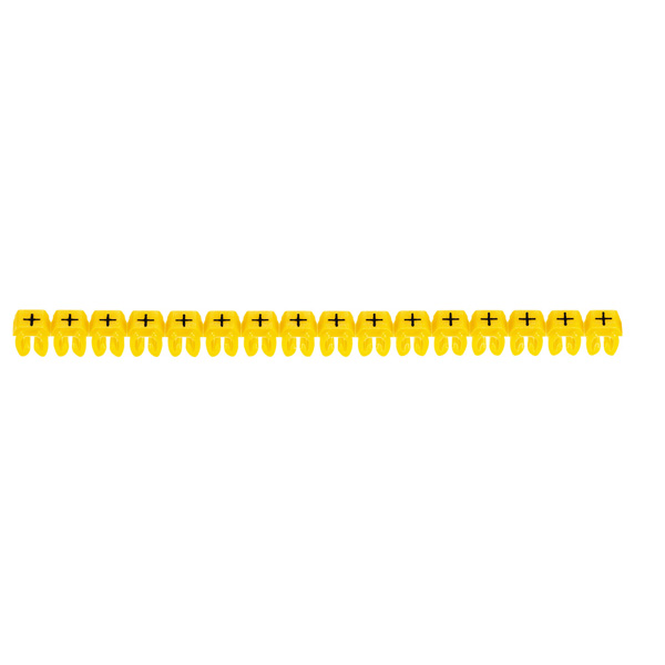 CAB3 - Markers for wiring 4 to 6mm² black symbols on yellow background ...