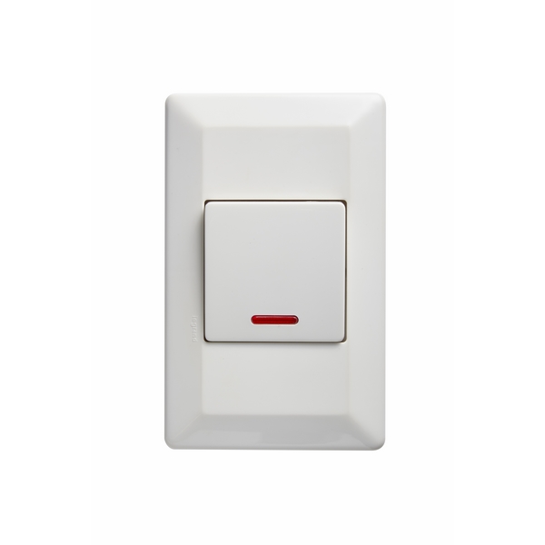 Como - Vertical Single Pole Double Throw - rocker Switch 1 gang 10A ...