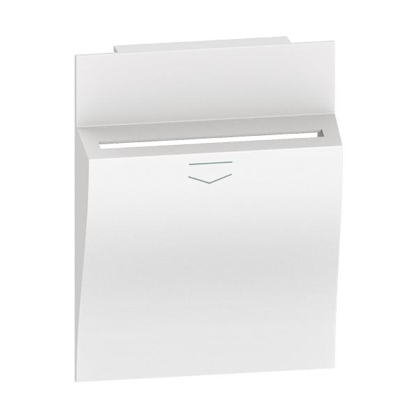 Bticino Living Now 2 Module Keycard Switch Cover White - KW22M2