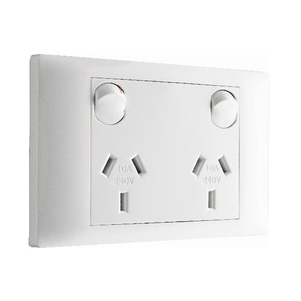 Excel Life - Common plate - Horizontal double powerpoint 2 gang double ...