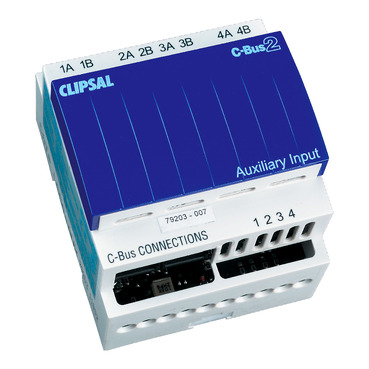 C-Bus Control and Management System, Auxiliary Input Unit, 4 Channel ...