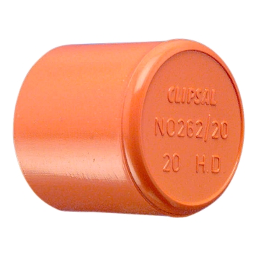Clipsal - Cable Management, Conduit Cap, PVC, 40mm - Grey - 262/40-GY