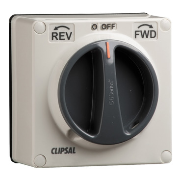 Clipsal - 56 Series, Surface Switch, 1 Gang 3 Pole 20A Reversing Less ...