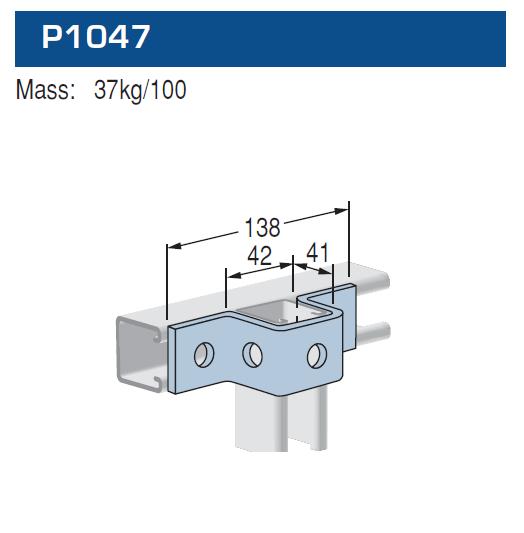 U Shape Fittings P1047 Stainless Steel - 316