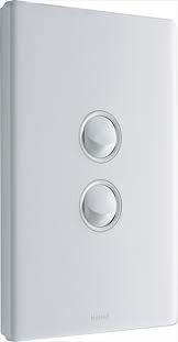 HPM LEGRAND Excel Life Dedicated Plate 2 Gang Switch 16A